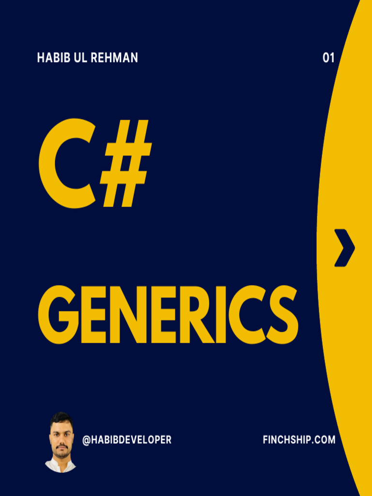 Understanding C# Generics Concepts | PDF