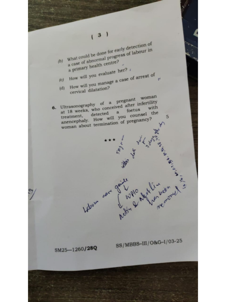 OBS GYN Paper 1 | PDF