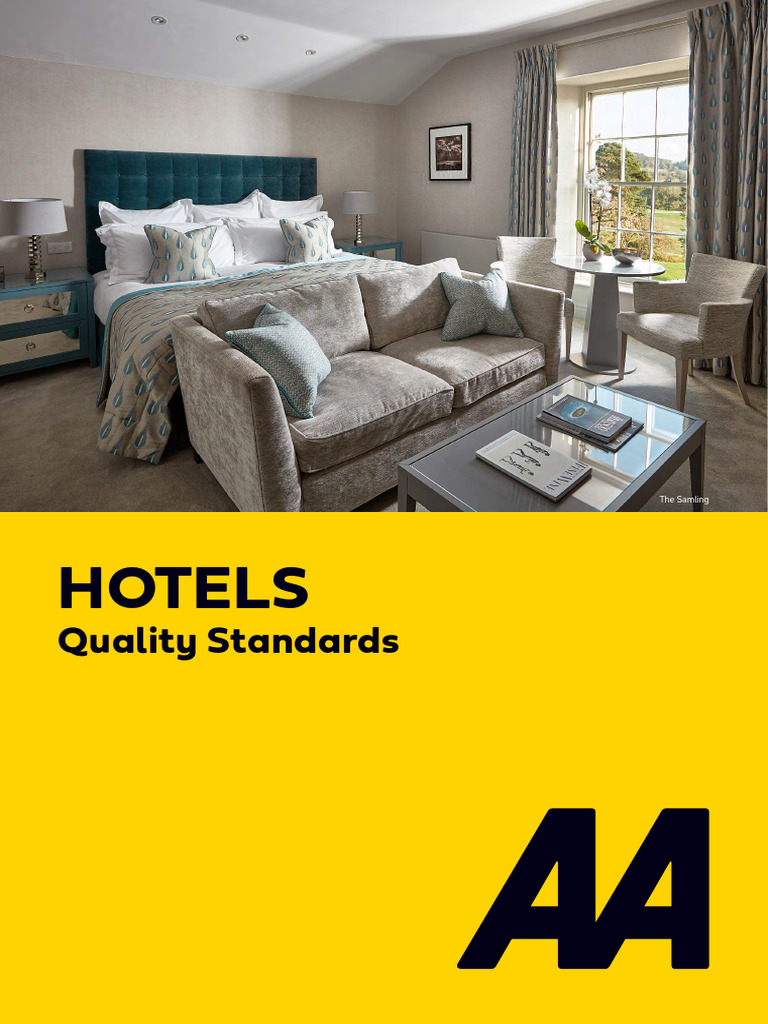 AA Hotel Quality Standards Guide | PDF | Bathroom | Menu