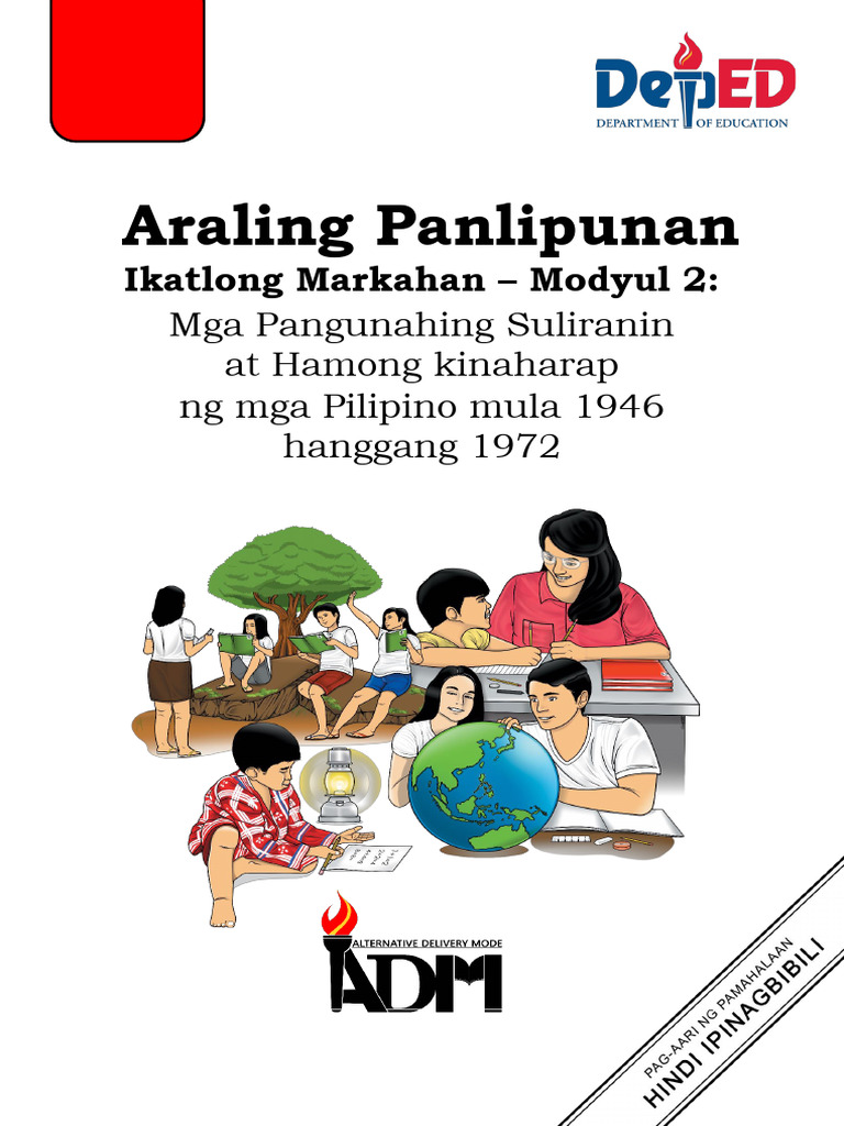 Ap6 q3 Mod2 Mga Pangunahing Suliranin 2 REGIONAL QA Ms. Sheila P. Gregorio 1 COPY | PDF