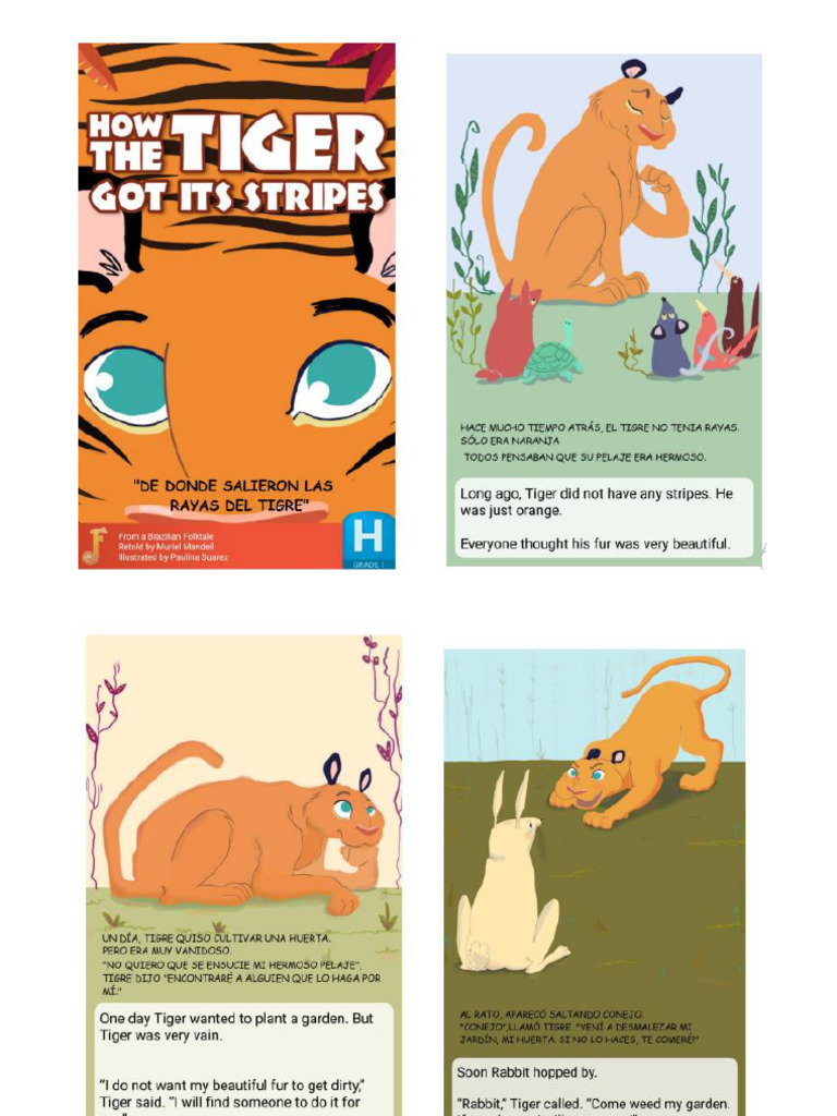 How The Tiger Got Its Stripes Text | PDF