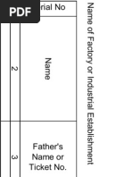 Contract Labour FORM XII | PDF | Labor | Industrial Relations