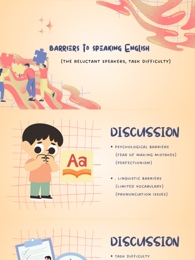 Barriers to Speaking English Explained | PDF