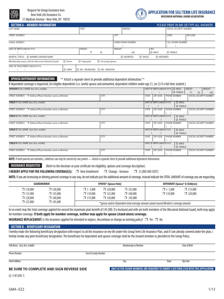 Life Insurance Application Form - WINGA | PDF | Insurance | Physician