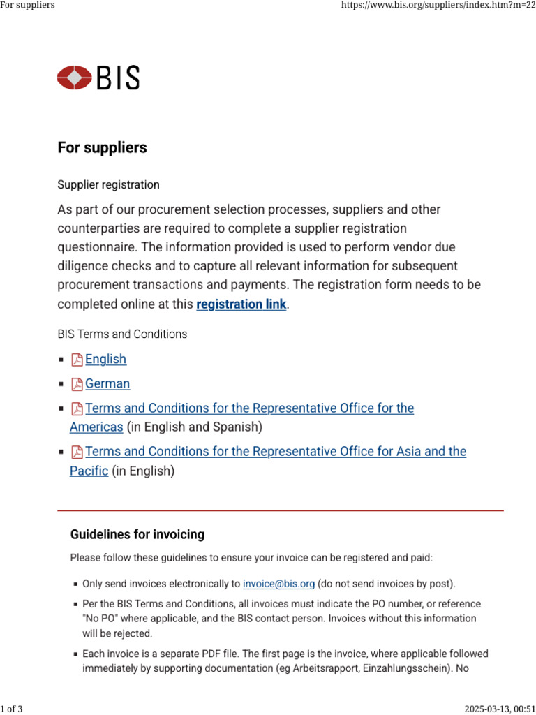 Bis Supplier | PDF | Invoice | Receipt