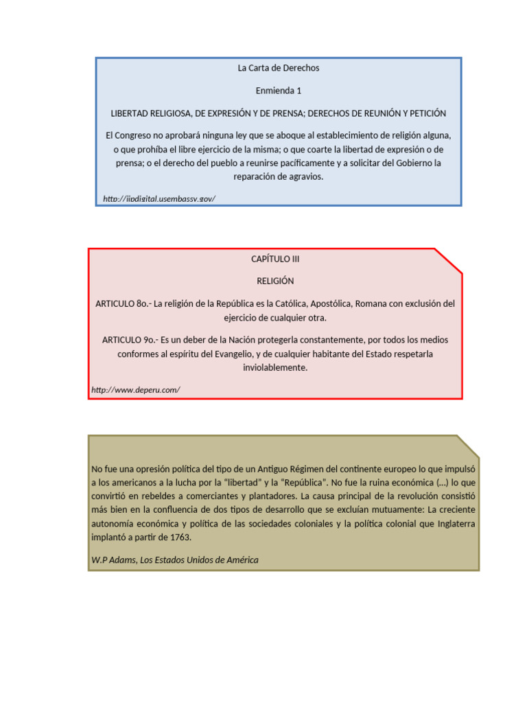 Libertades en la Constitución de EE.UU. | PDF | Los Estados Unidos ...