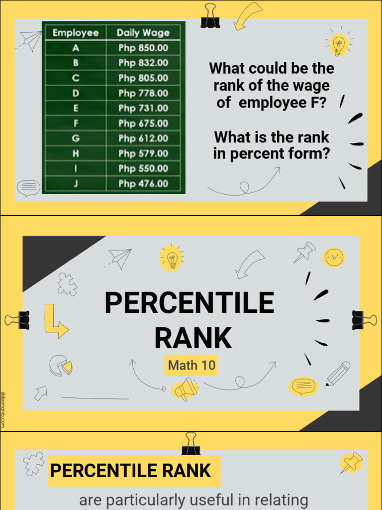 Percentile Rank | PDF