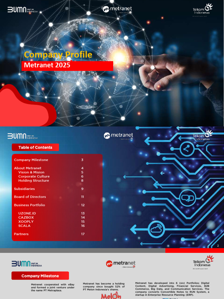 Company Profile Metranet | PDF | Governance | Business Economics