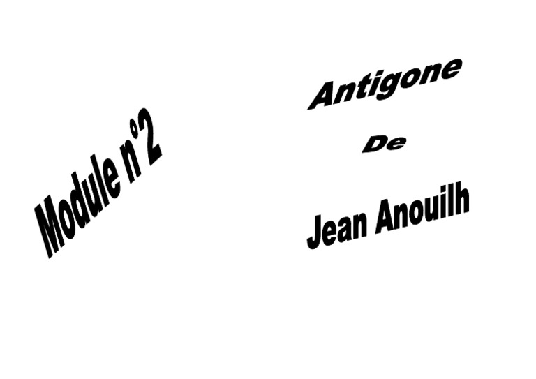 Module 2 Antigone | PDF