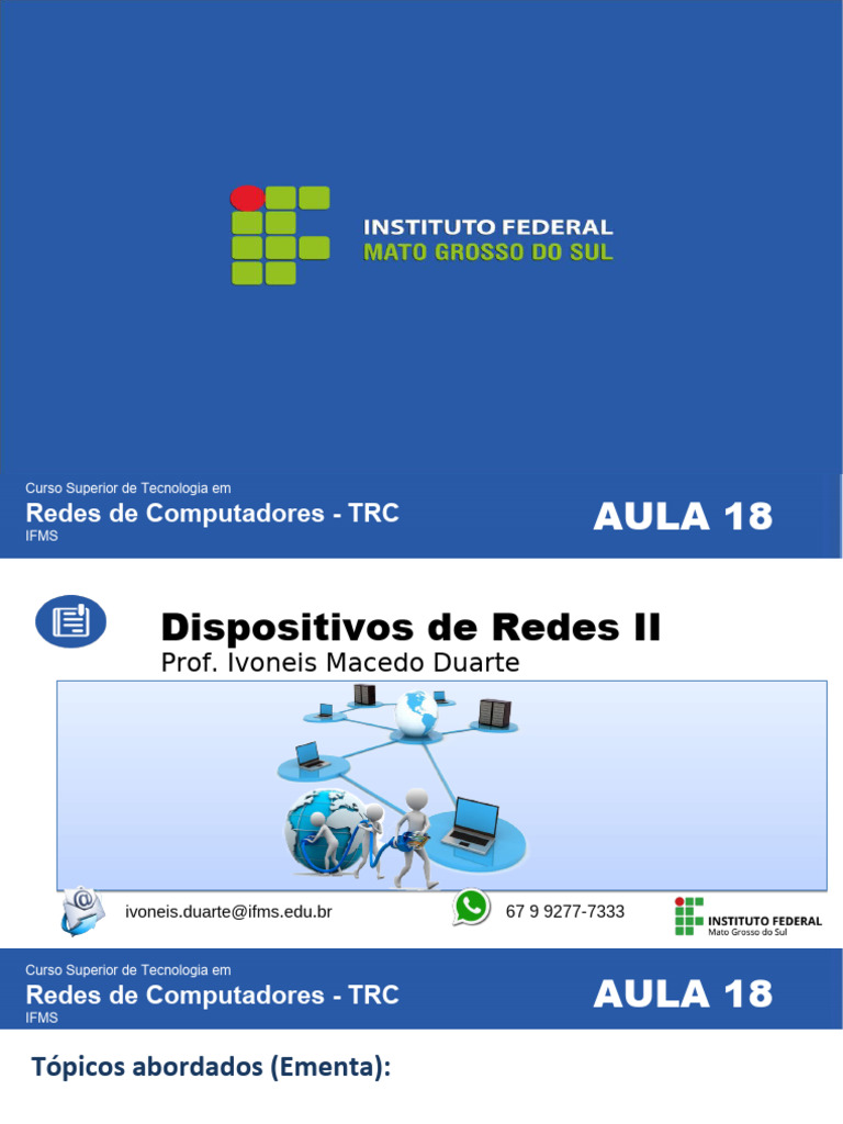 TRC - AQ - Redes de Computadores II - Aula 29 - TUTORIAL VLAN - SUB INT - TRUNK | PDF | Rede de ...