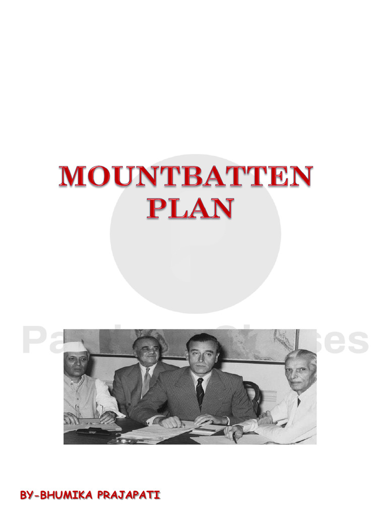PDF (A4) Mountbatten Plan and India Independence Act 1947 | PDF | Partition Of India | Pakistan ...