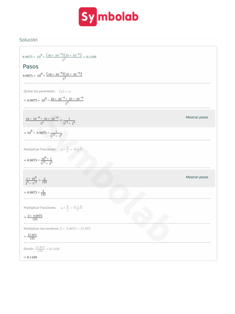 Symbolab - Solutions | PDF