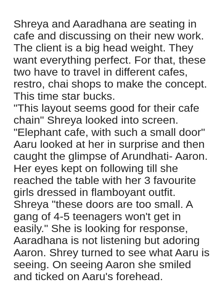 Shreya and Aaradana | PDF