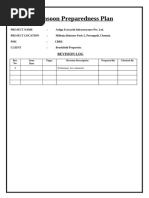 Pre Monsoon Checklist | PDF | Safety | Nature