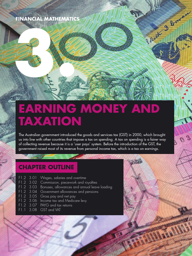 NCM11 Standard P2 03 Earning Money and Taxation | PDF | Taxes ...