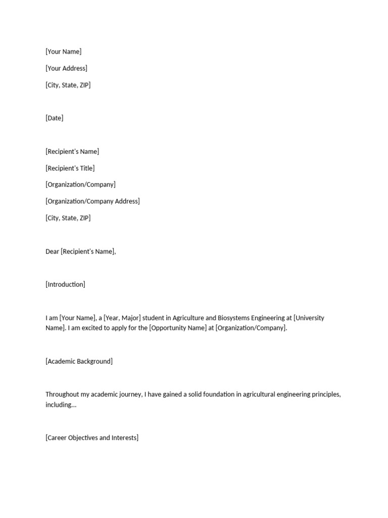 Application Letter | PDF