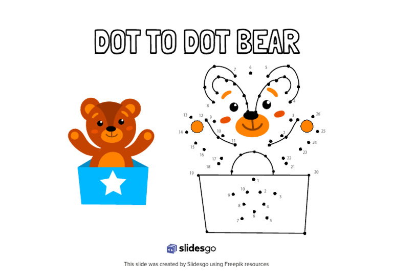 Dot to Dot Bear Activity | PDF