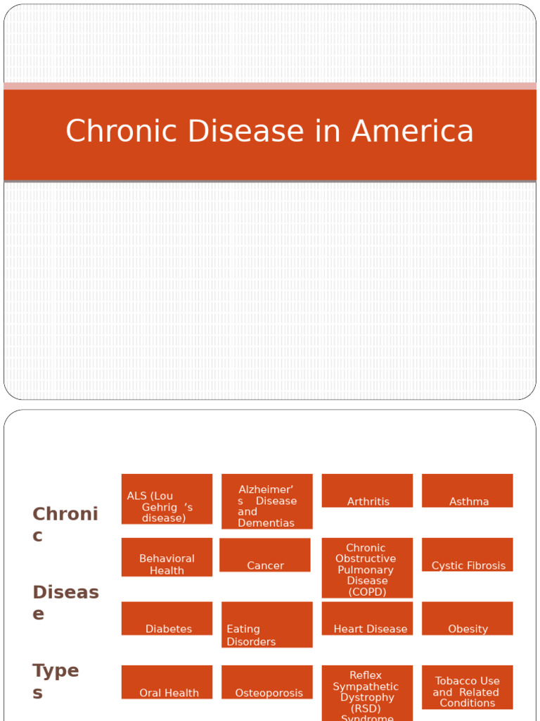 Chronic Disease Burden in America | PDF | Chronic Condition | Screening ...