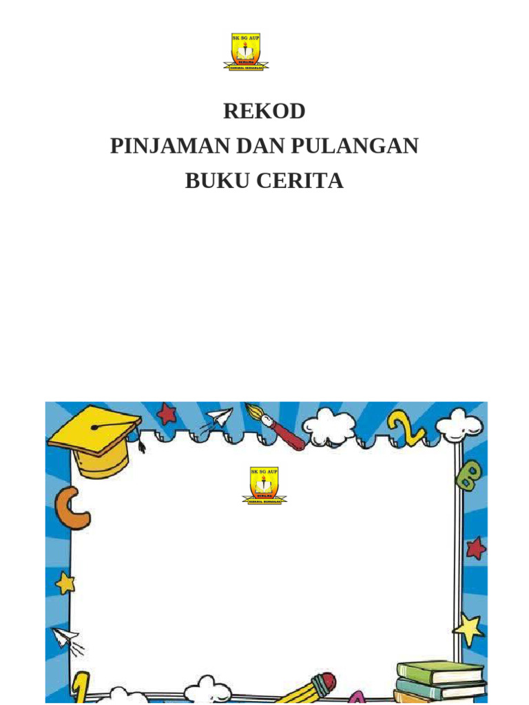 Cover Rekod Pinjaman Buku | PDF