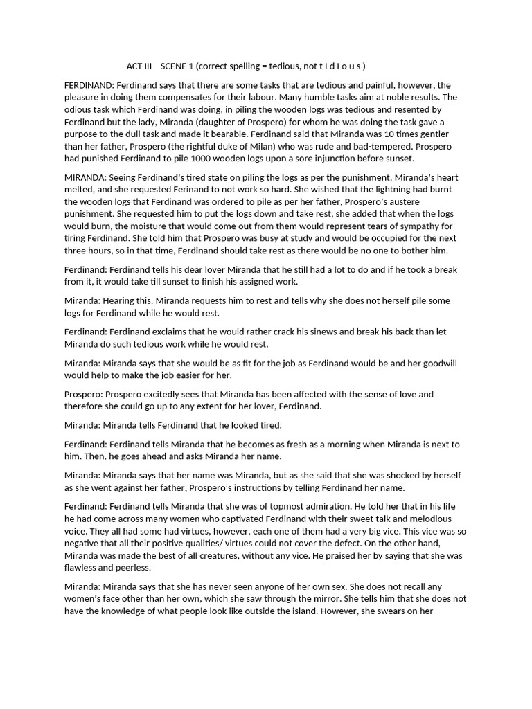 Act Iii Scene 1 and 2, Act Iv, Act V | PDF