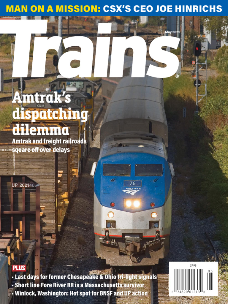 Trains 05 2025 Freemagazines Top | PDF | Amtrak | Rail Transport