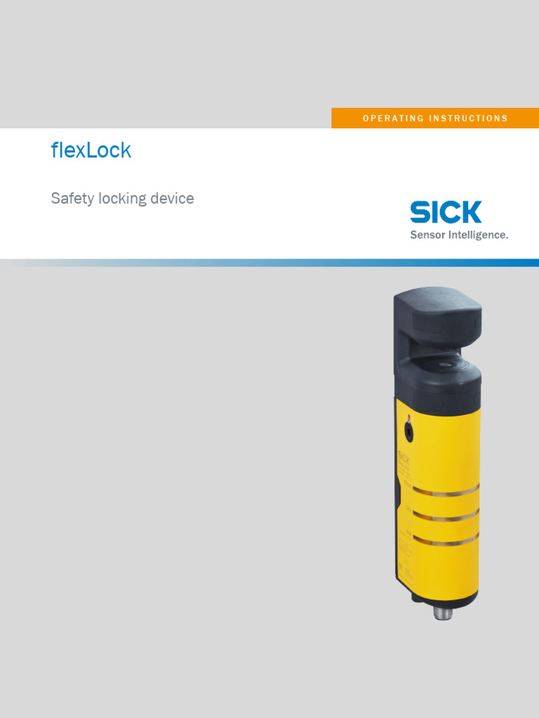 Operating Instructions Flexlock Safety Locking Device en Im0101954 ...