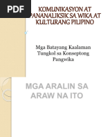 Filipino 11 Module 1 | PDF