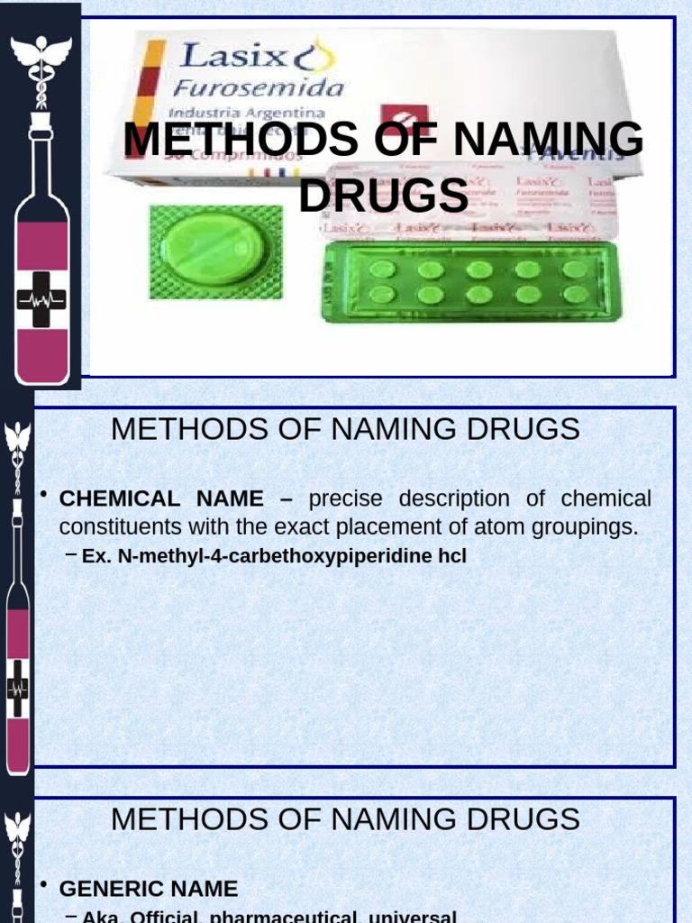 Methods of Naming Drugs | PDF | Drugs | Prescription Drugs