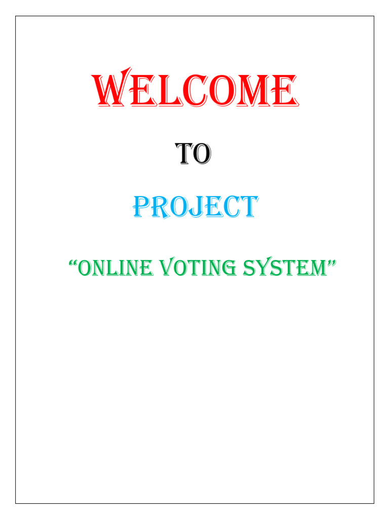 BCA Final Year Project Synopsis | PDF | Information Technology ...