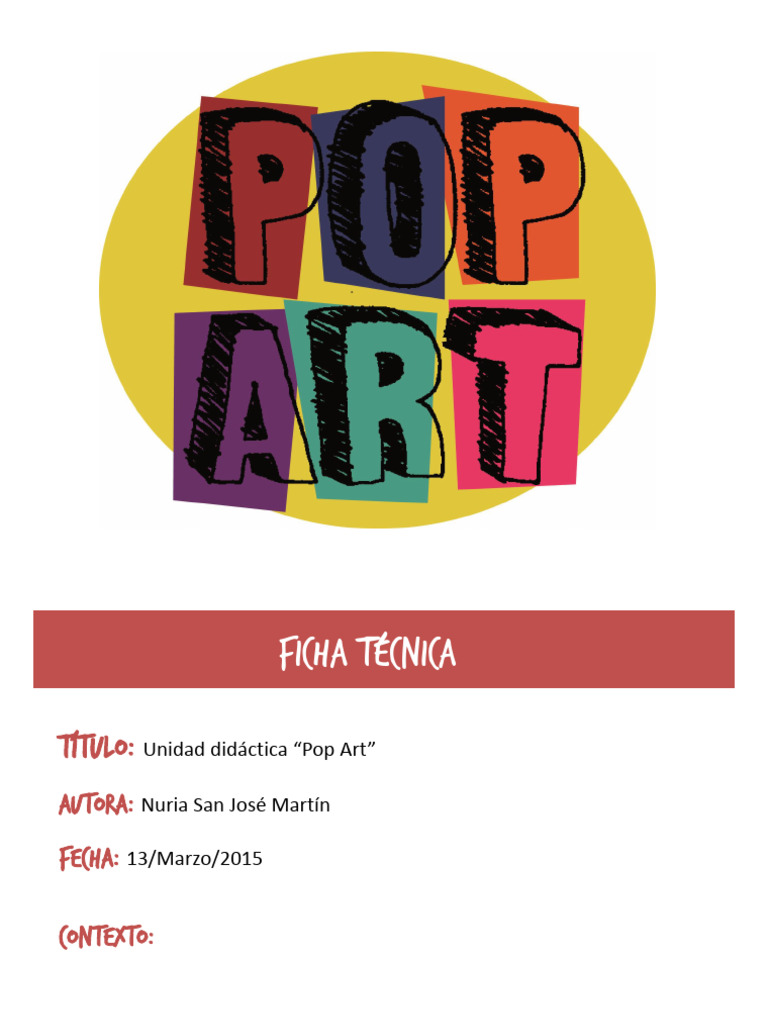 Pop Art | PDF | Plan de estudios | Las artes
