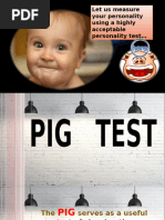 Pig Personality Drawing Test | PDF | Cognition | Social Psychology