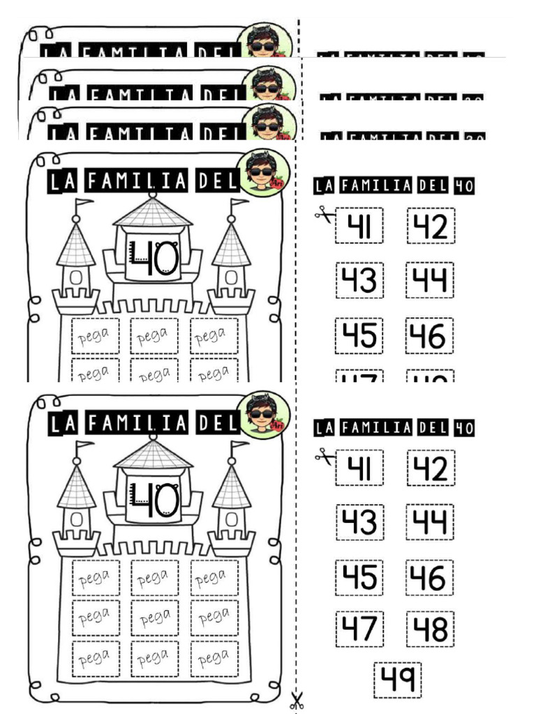 Familia de Numeros | PDF