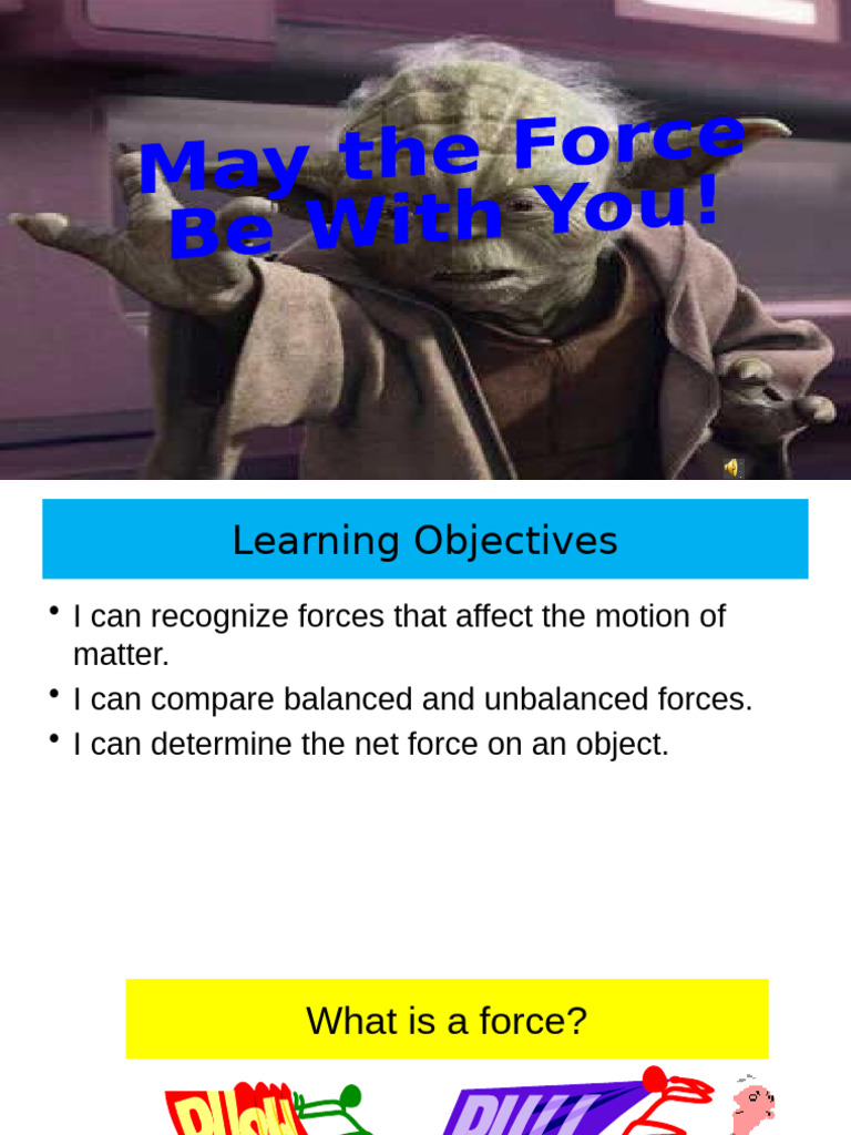 GRADE 8 SCIENCE FIRST QUARTER FORCES Balanced and Unbalanced | PDF ...