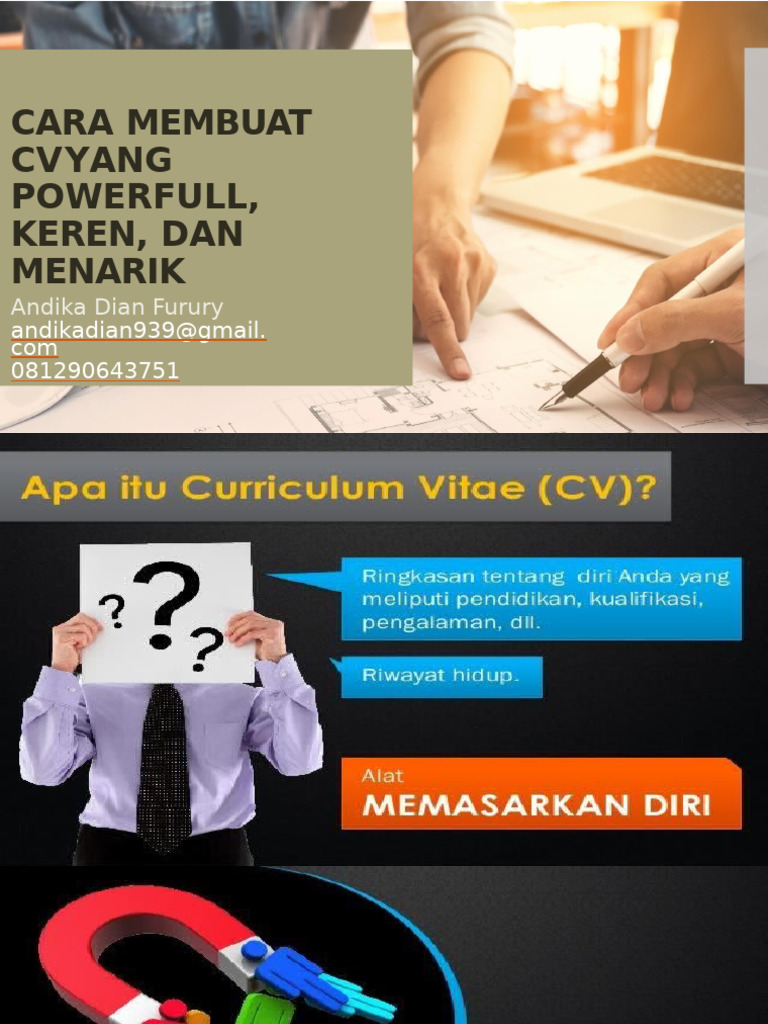 Membuat CV Yang Powerfull | PDF