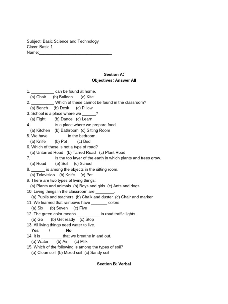 B1 BST Updated | PDF