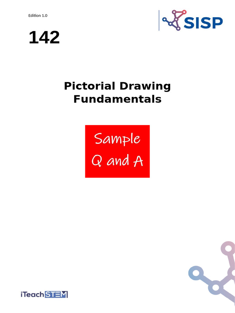 Pictorial Drawing Fundamentals Exercises | PDF