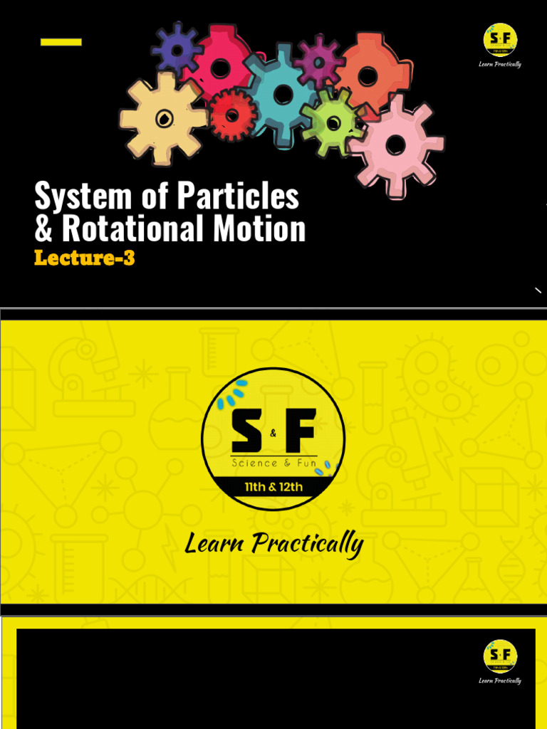 System of Particles and Rotational Motion Part 3 | PDF