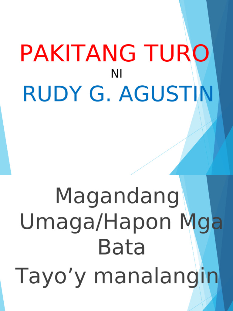 Cot - PPT - Filipino 6 | PDF