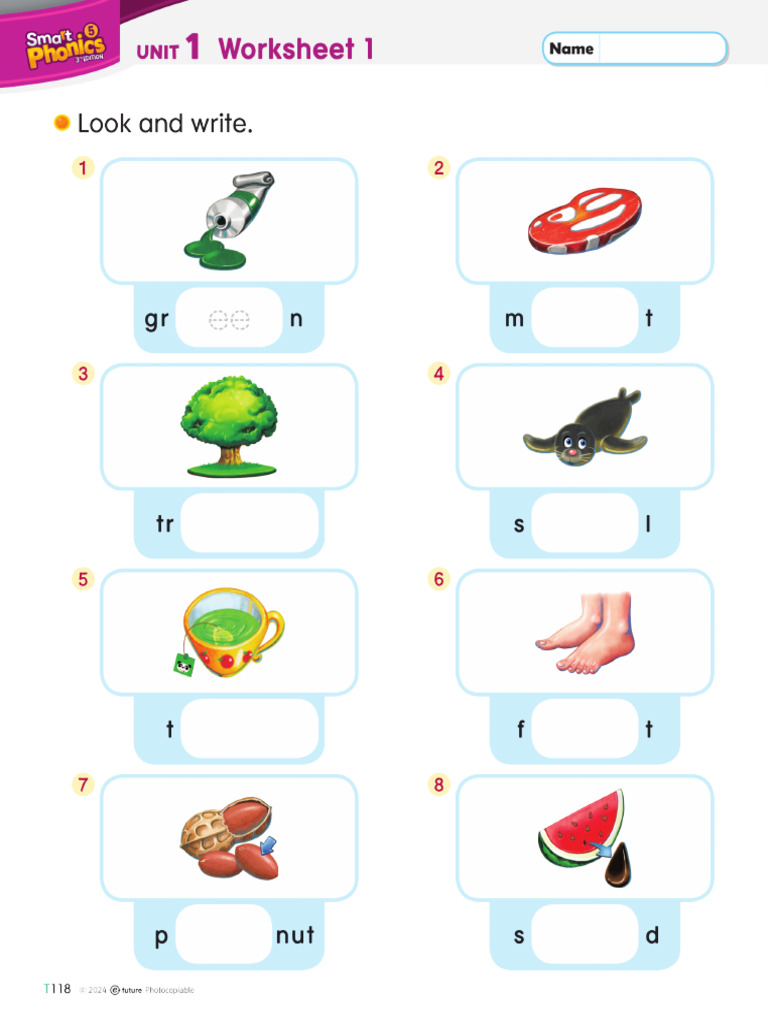 Smart Phonics 5 Worksheet | PDF