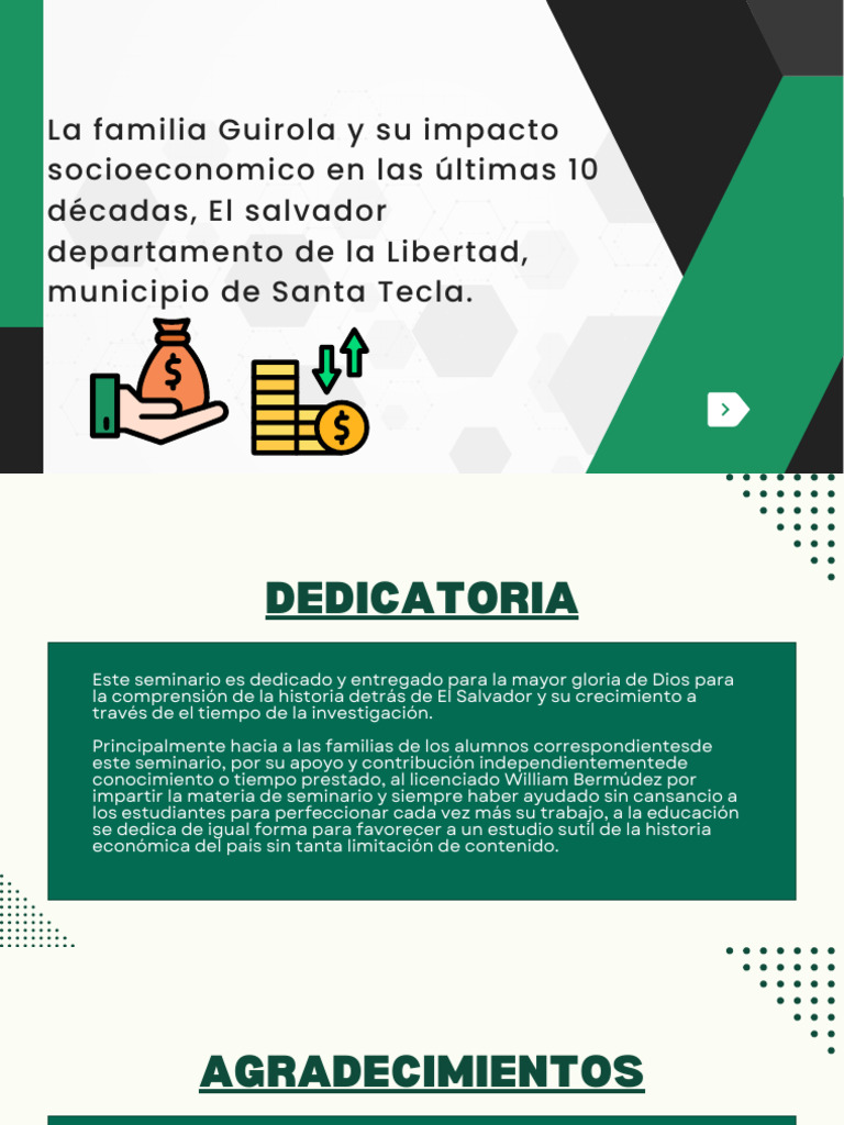 Impacto de la familia Guirola en El Salvador | PDF | El Salvador