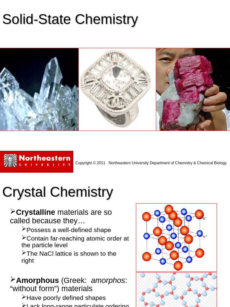 Solid-State Chemistry Engineers | PDF | Crystal Structure | Solid