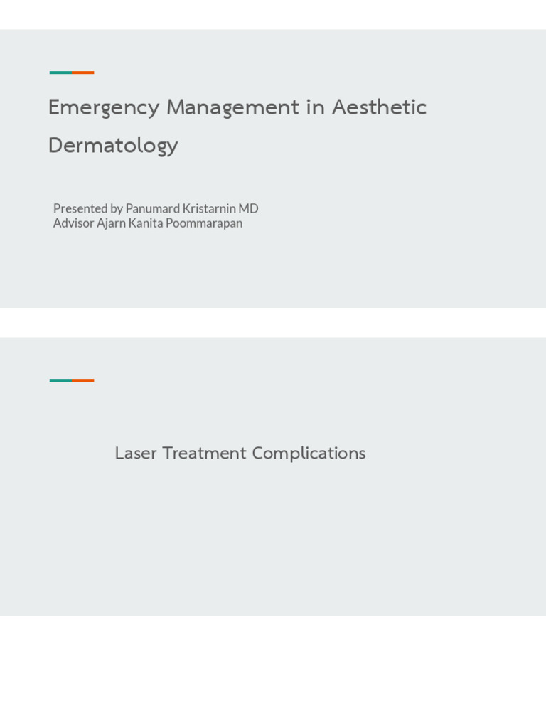 Management of Aesthetic Complication | PDF | Infection | Biofilm