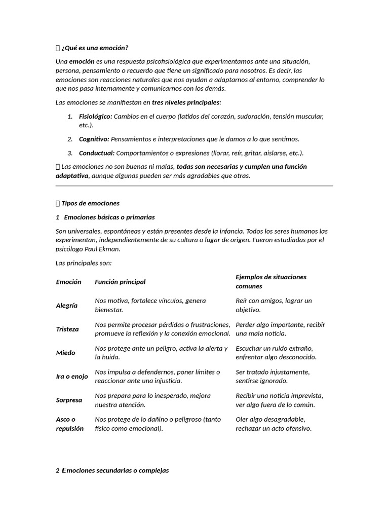 Qué Es Una Emoción | PDF | Las emociones | Ira