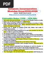 Mughal Dynasty Family Tree Overview | PDF | Central Asian People ...