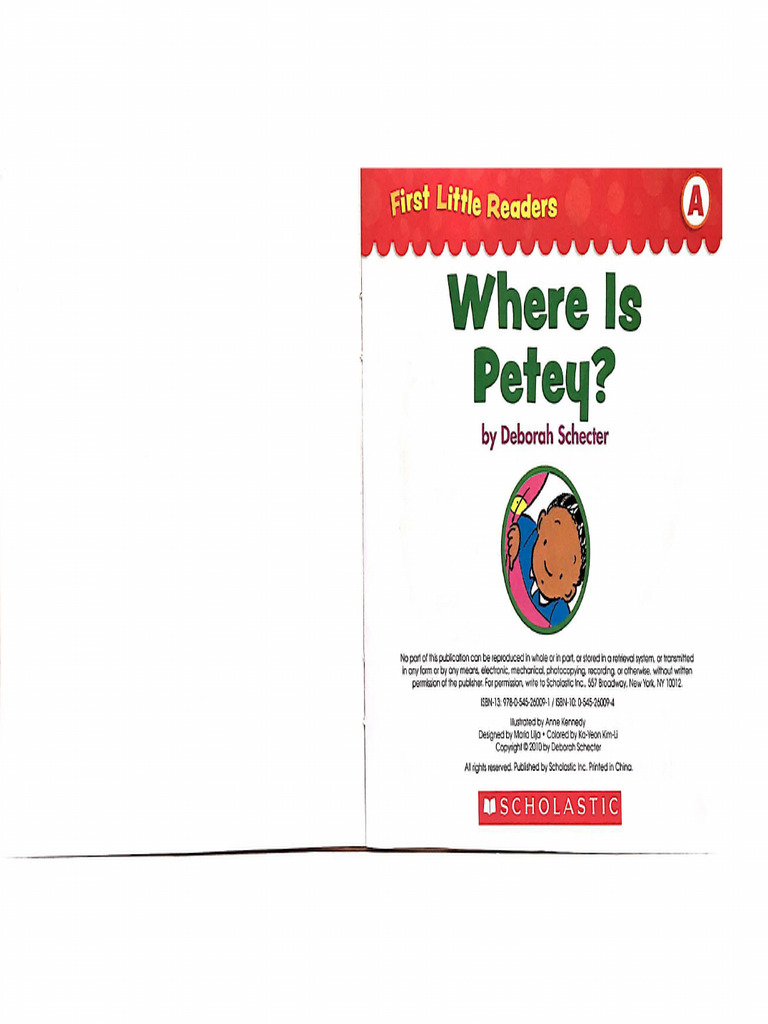 First Little Readers - A11 - Where Is Petey | PDF