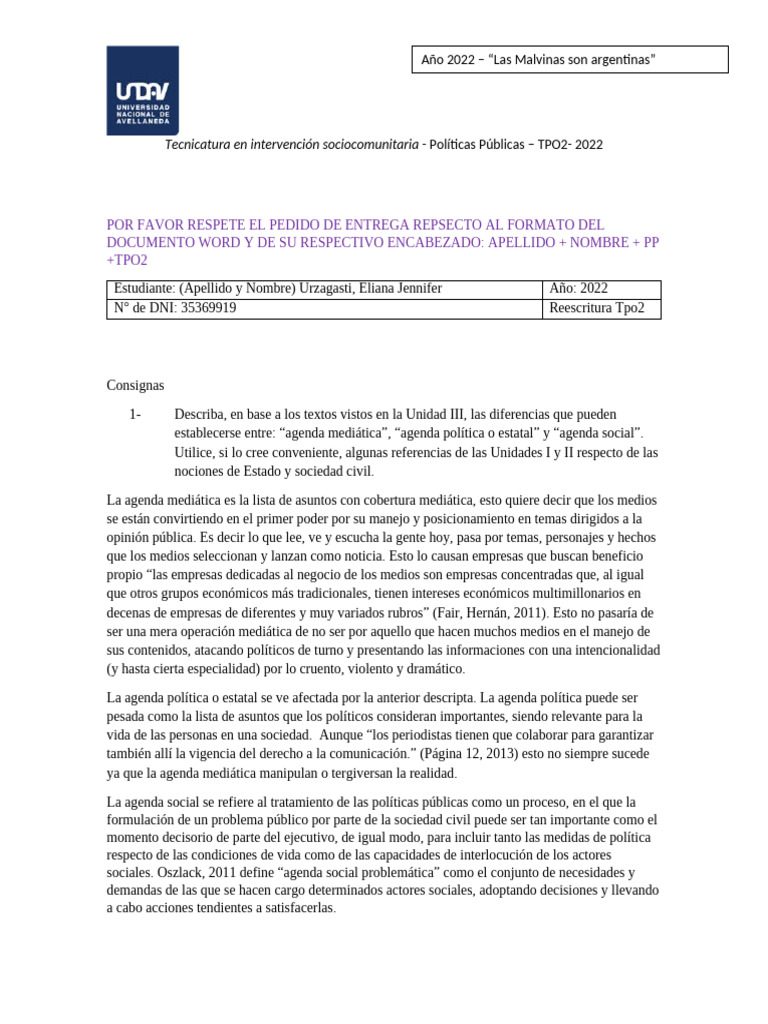 Tpo2 2022 | PDF | Democracia | Ideologías políticas