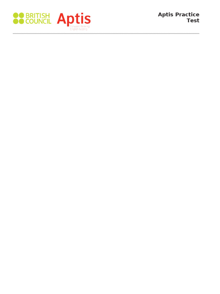 GRAMMAR-APTIS-VER-1 | PDF