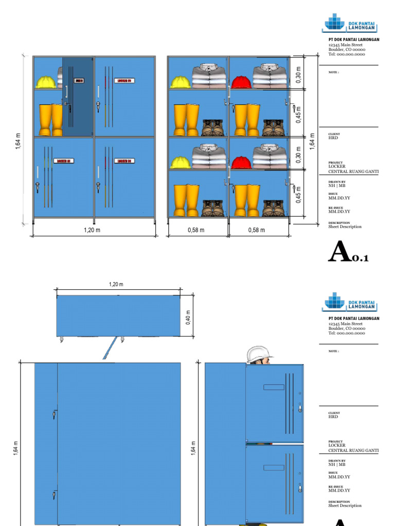 Hitungan Produksi Locker Besi | PDF