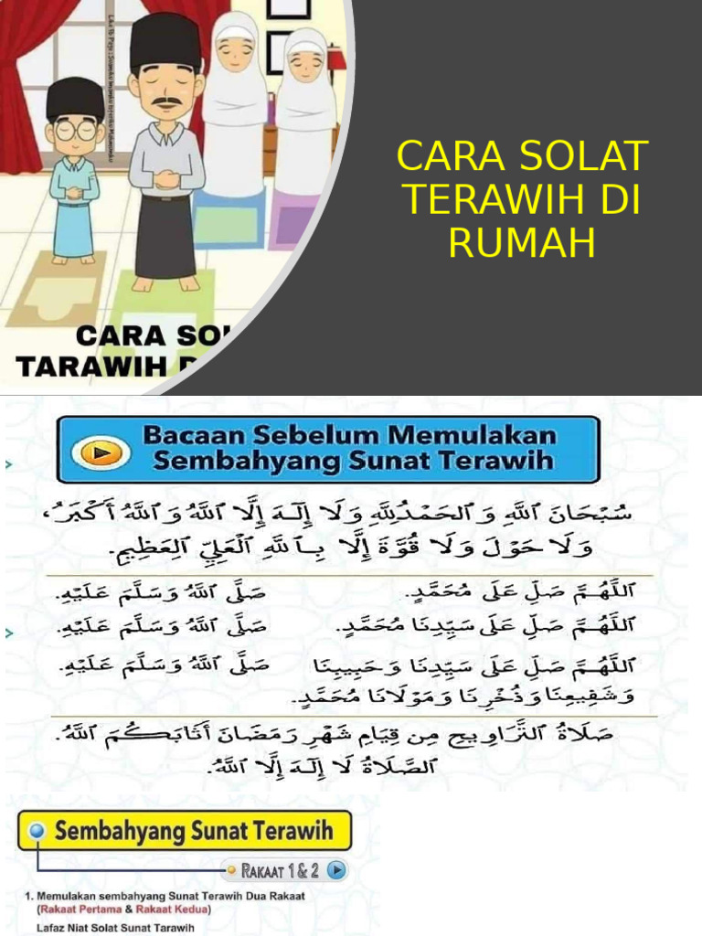 Panduan Solat Terawih | PDF