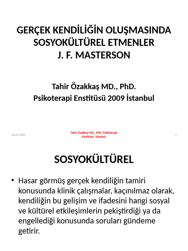 010.08.04 Gercek Kendilik JFM 1985 4.bolum | PDF